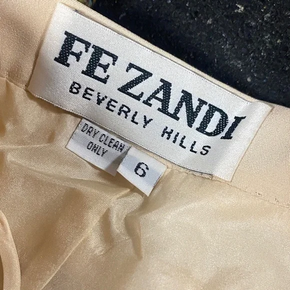 FE ZANDI | Jackets & Coats | Fe Zandi Designer Cream Womens Blazer ...